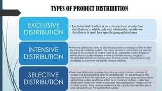 MARKETING MIX: PLACE | PDF