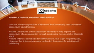 Empowerment Technologies Lesson 6.pptx.... | PPTX
