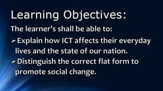 Empowerment Technology Lesson 1 | PPTX