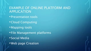 Online Platforms | PPTX
