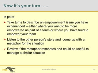 Project Leadership: The Power of Empowerment, | PDF | Business ...