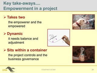 Project Leadership: The Power of Empowerment, | PDF | Business ...