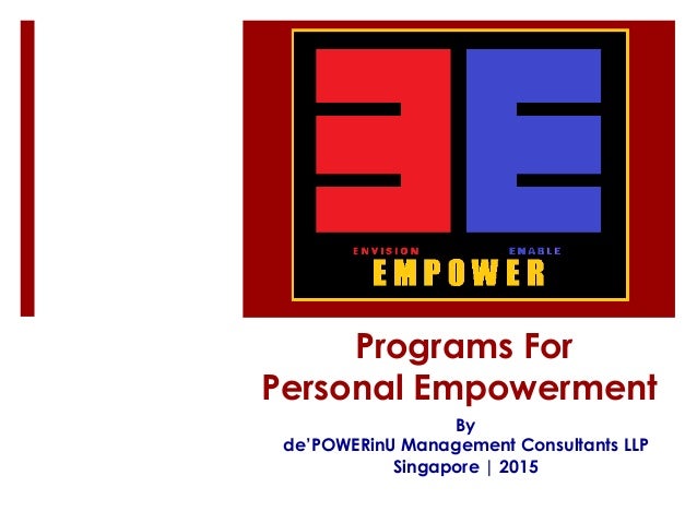 EMPOWER Programs for Personal Empowerment