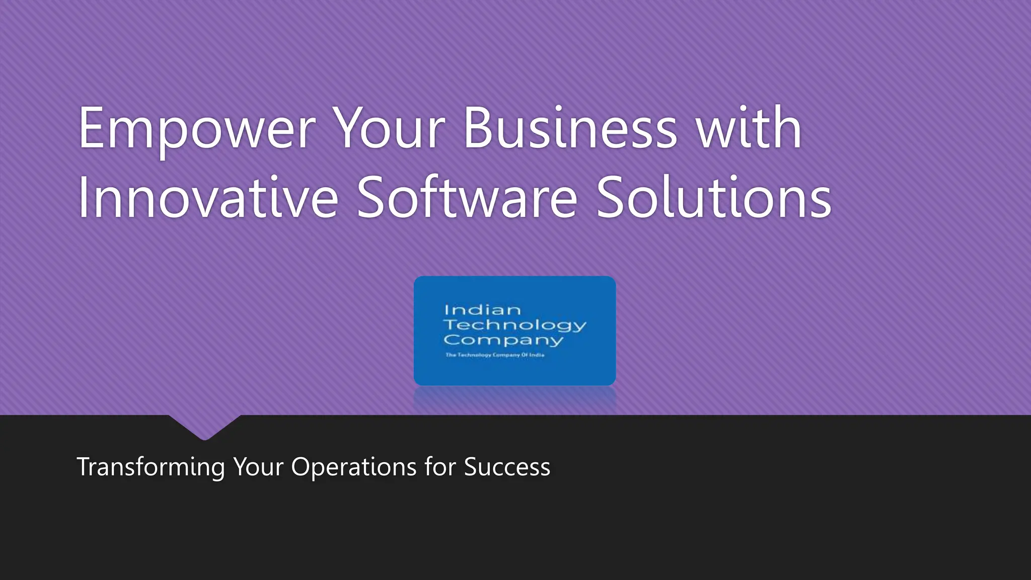 Empower Your Business with Innovative Software Solutions Indian techo ...