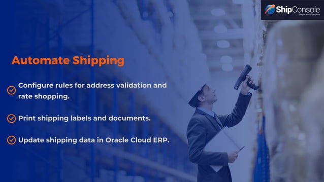 Empower Oracle Cloud ERP using ShipConsole | PPT
