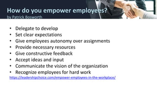 Empower yourself for growth self and organization | PPTX