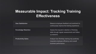 Empower Your Team with Workday Training Excellence | PPTX