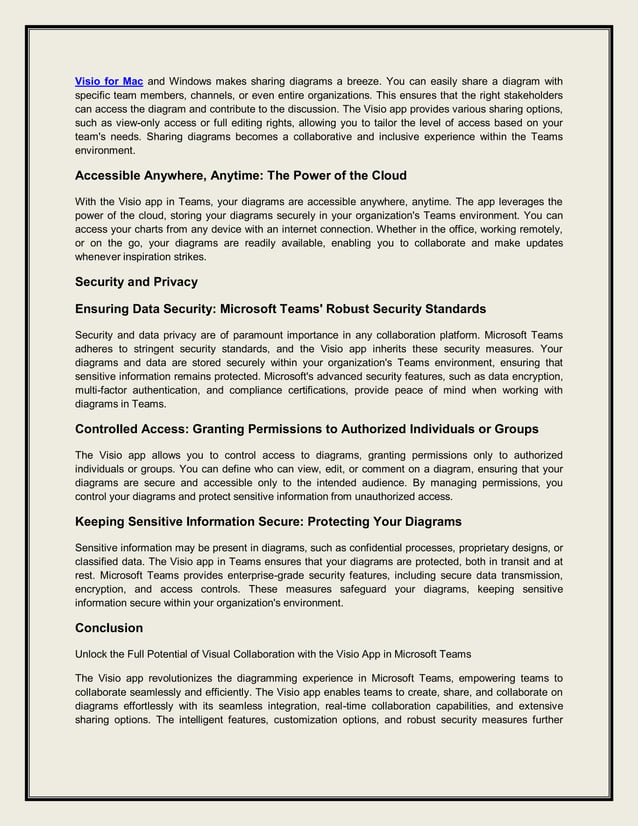 Empower Your Visual Collaboration: Unleashing the Power of Visio App in ...