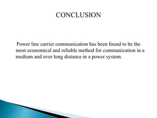 Power line carrier communication | PPTX