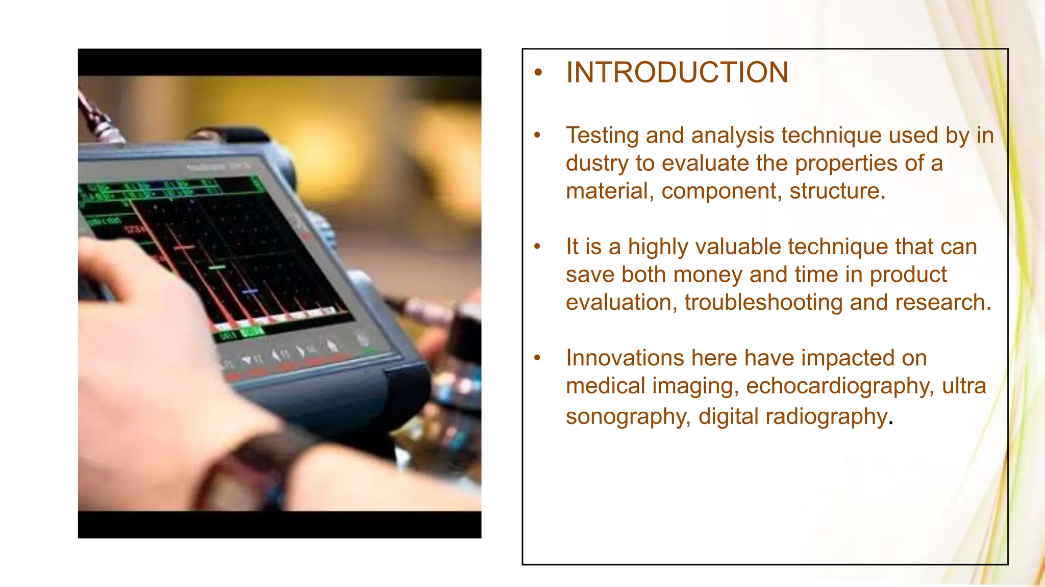 Engineering Metallurgy Non Destructive Testing Ppt Pptx