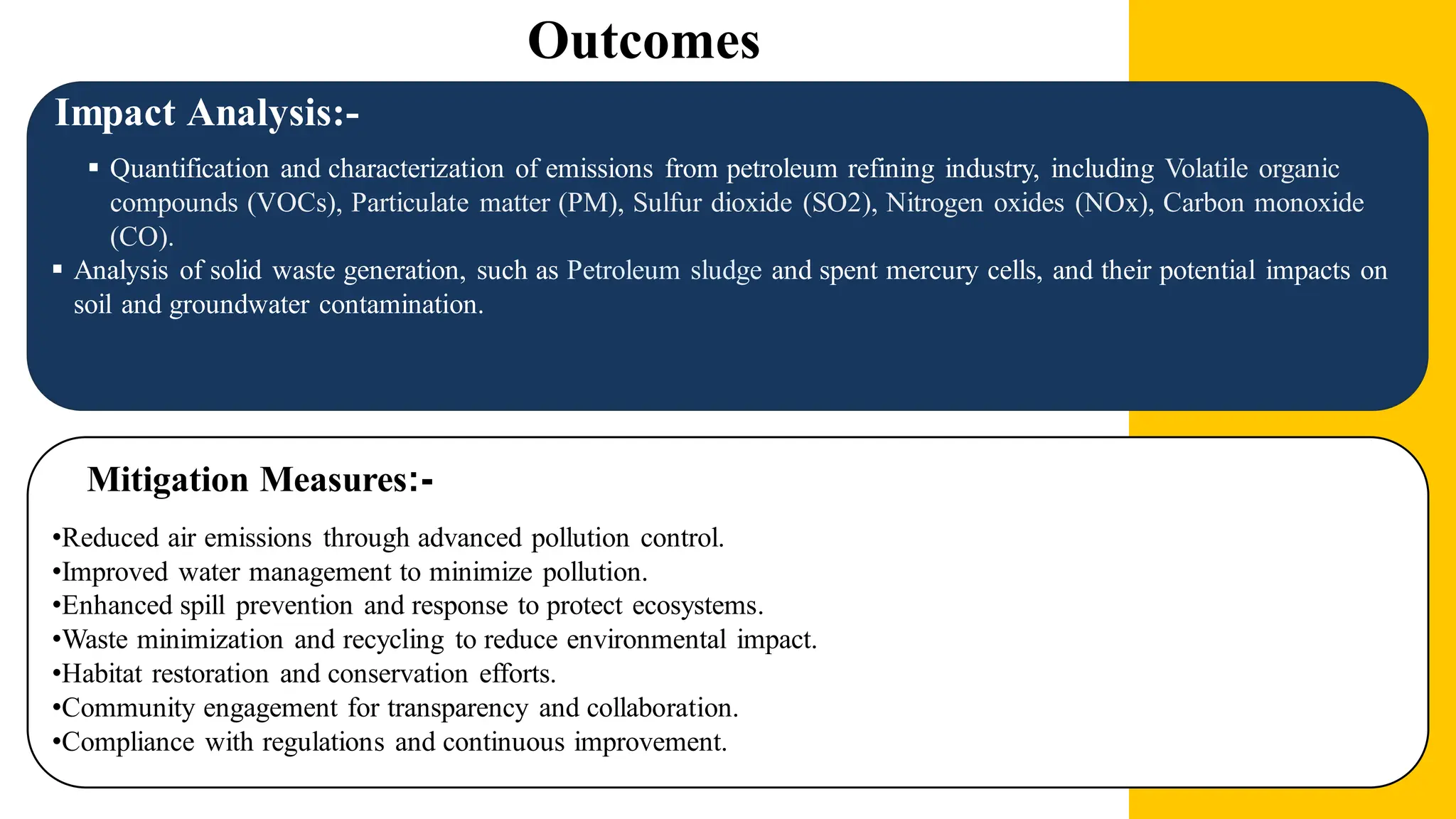 Environmental Management Presentation on Petroleum Refineries | PDF