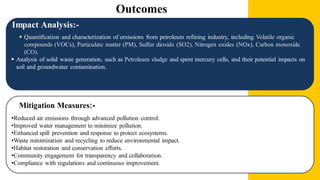 Environmental Management Presentation on Petroleum Refineries | PDF