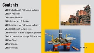 Environmental Management Presentation on Petroleum Refineries | PDF