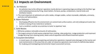 Environmental Management Presentation on Petroleum Refineries | PDF