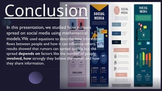 A mathematical approach to the spread of rumors o social media using ...