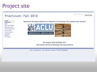 Archives Practicum | PPT