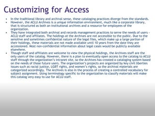 Archives Practicum | PPT