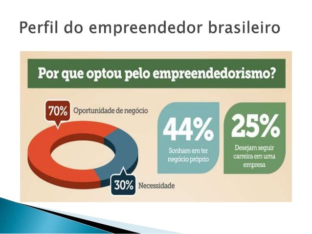 Empreendedorismo Perfil Do Empreendedor Brasileiro
