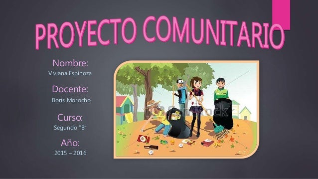 PROYECTO COMUNITARIO