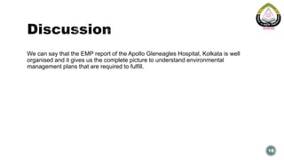 EMP Report of a Hospital | PDF | Civil Engineering Industry | Industries