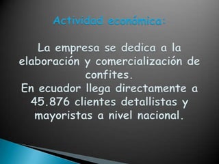 Empresa confiteca | PPTX