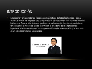 Empresario y programador de videojuegos más notable de la historia | PPTX