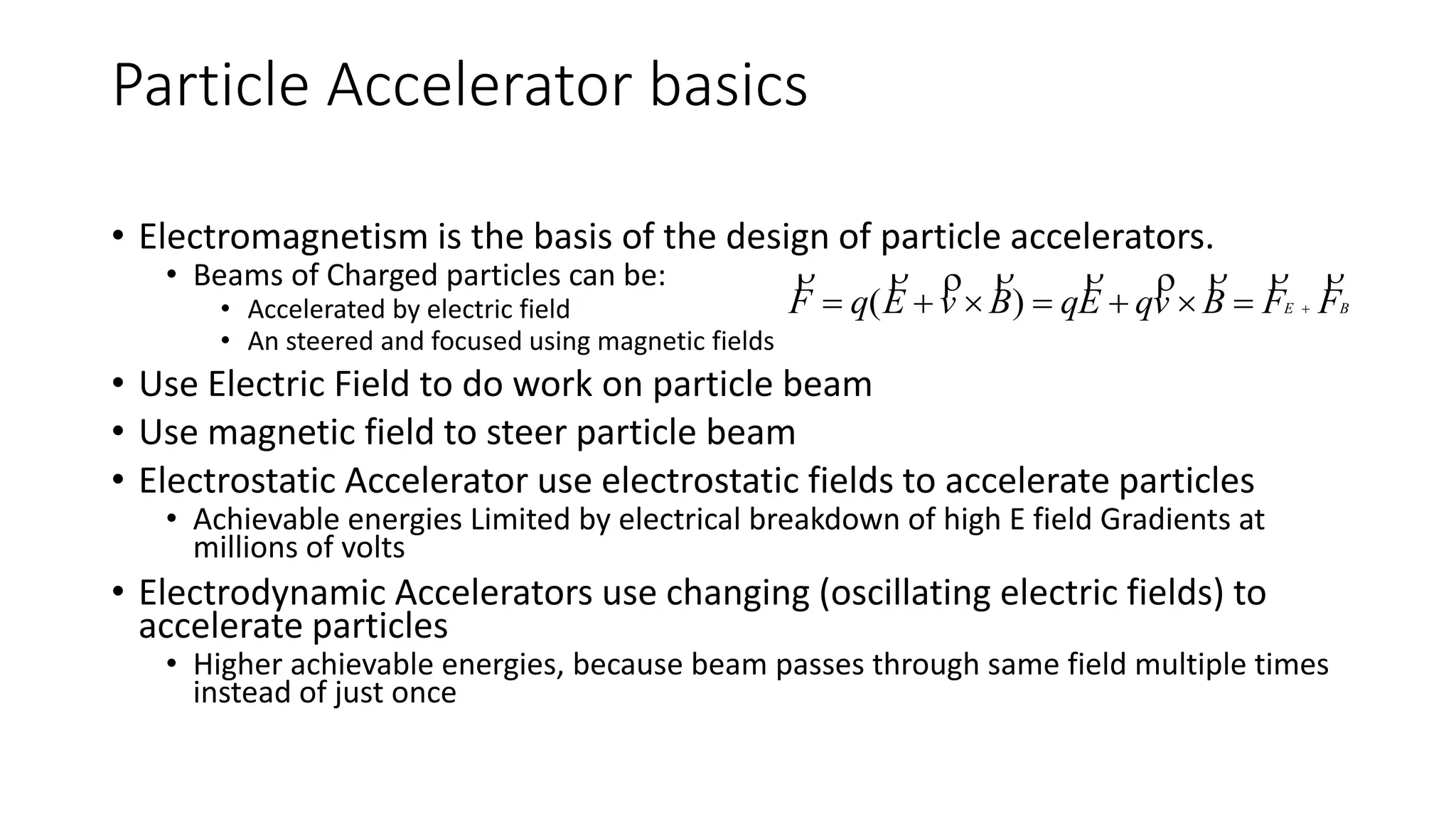 Particle Accelerators | PPTX