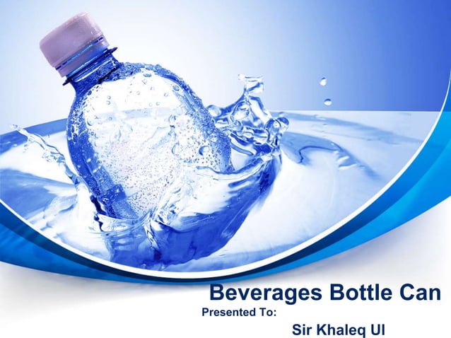 Beverages Bottle Can | PPT