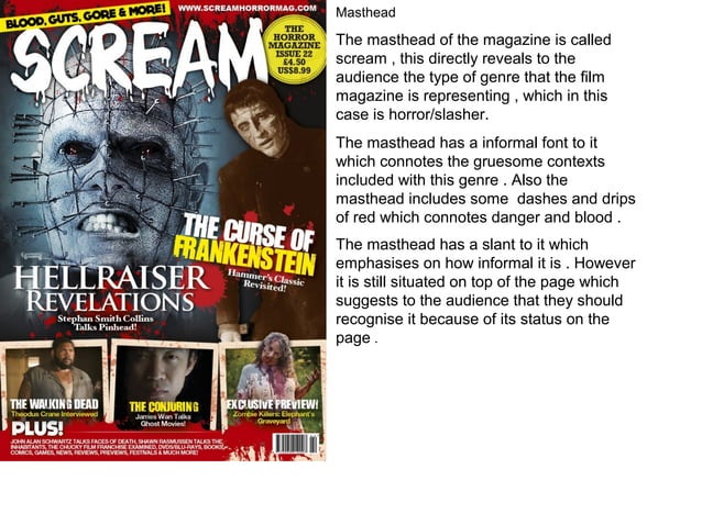 Emprire and Scream Magazine Analysis sasiane | PPT | Free Download