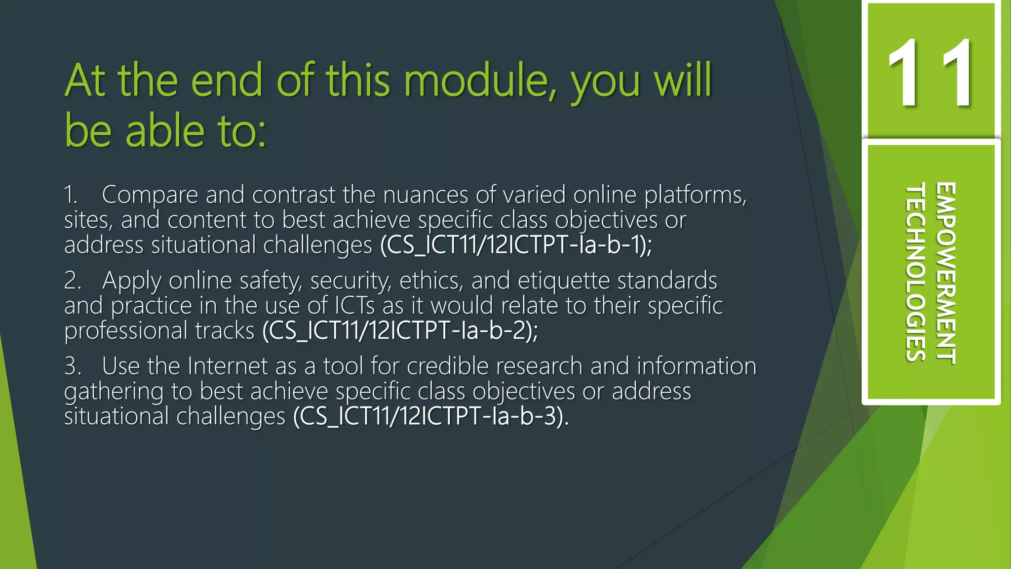 Empowerment Technologies - Module 1.pptx