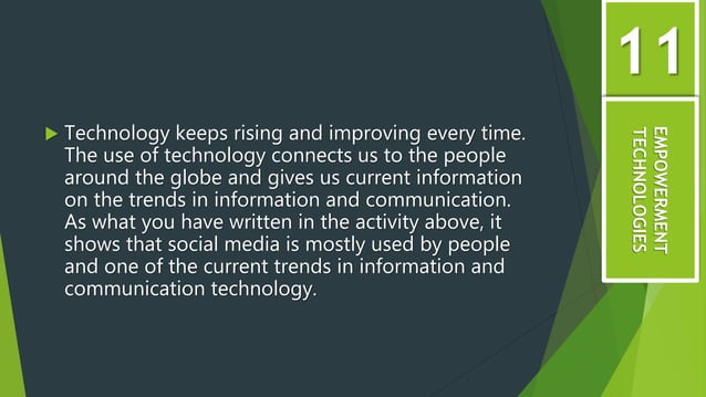 Empowerment Technologies - Module 1.pptx | Social Networking | Internet