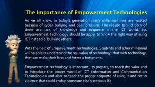 Emp Tech 1 introduction | PPTX