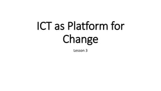 EmpTech 4th Q Lesson 3 Information Communication and Technology | PPTX