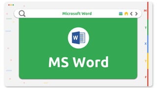 Common productivity tools: Advanced Word Processing Skills, Advanced ...