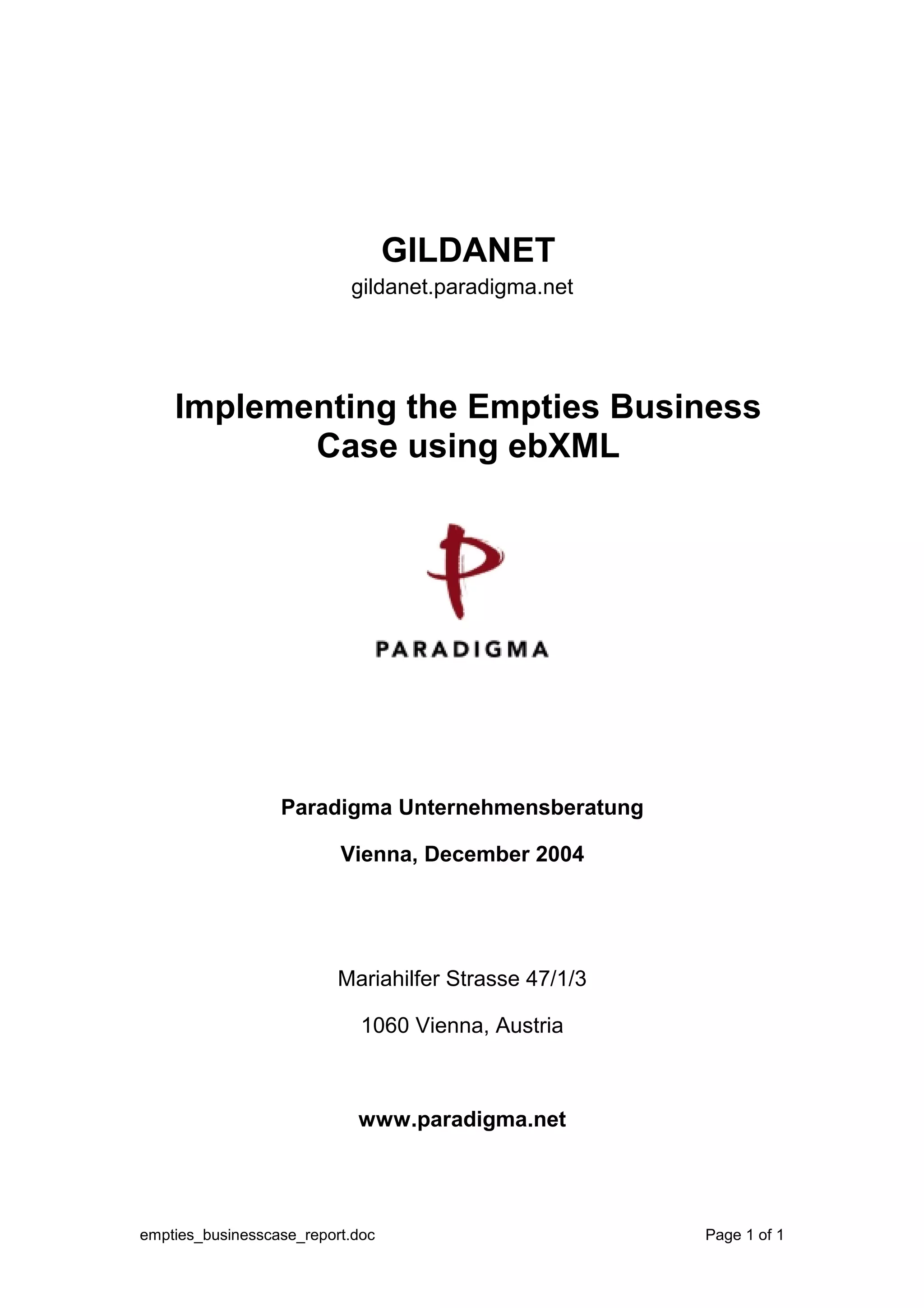 Empty Container Relocation: Businesscase | PDF