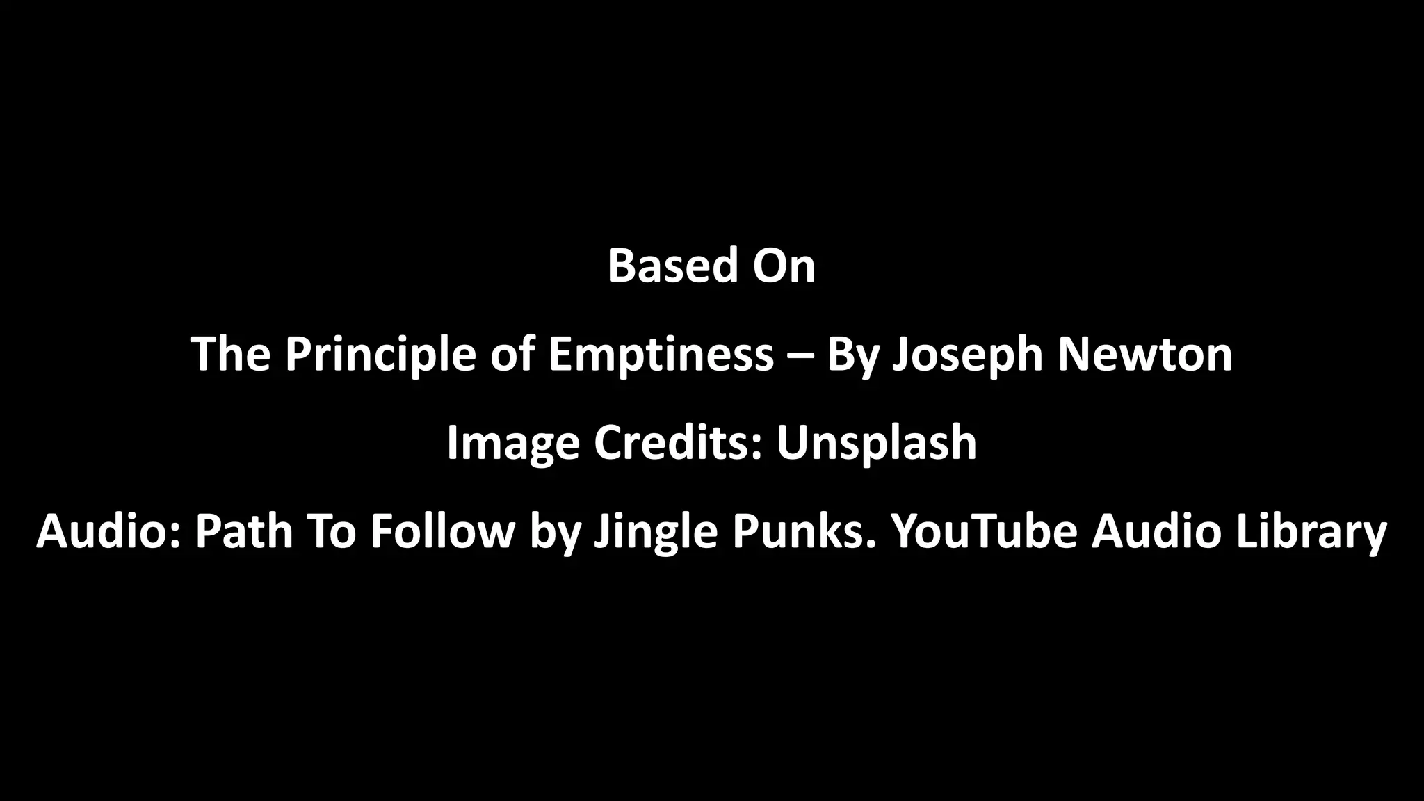 The Principle Of Emptiness | PPT