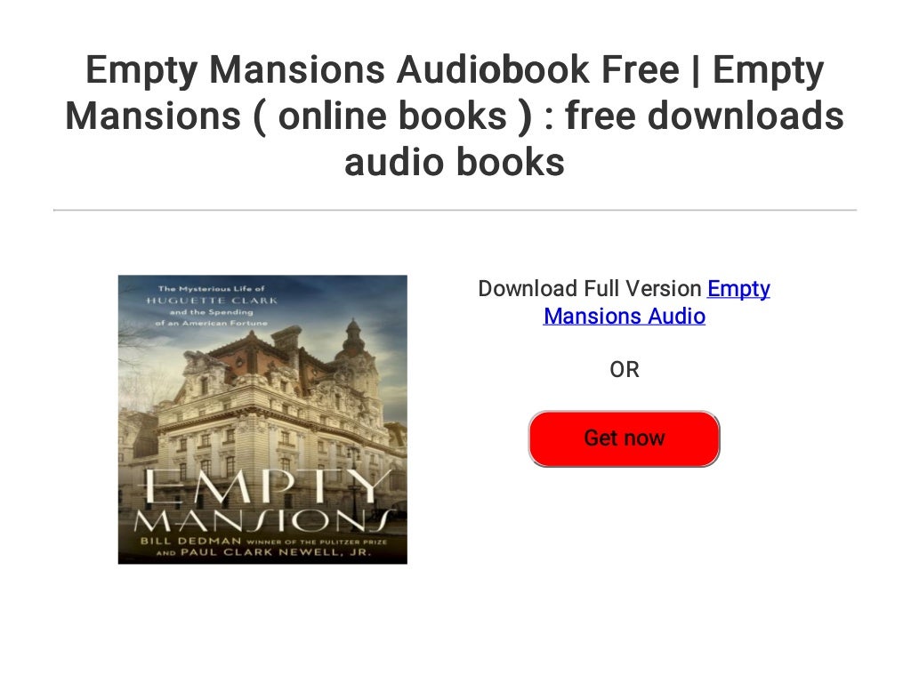 The book empty mansions - perfl