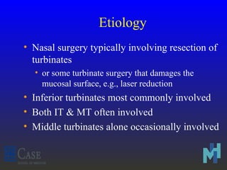 Empty nose syndrome riyadh | PPT