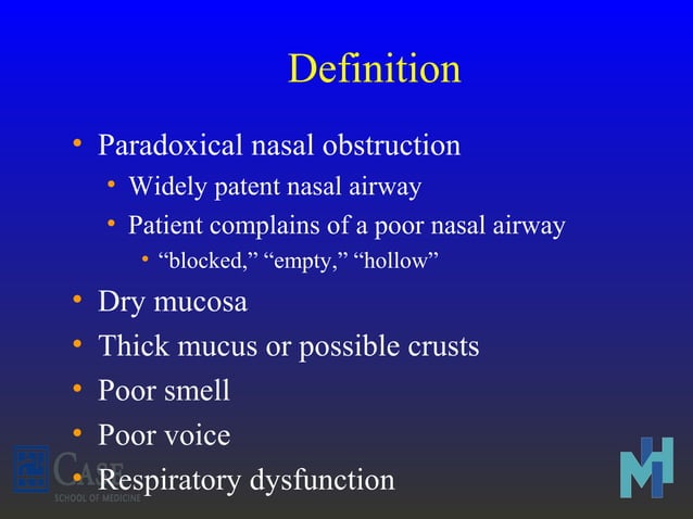 Empty nose syndrome riyadh | PPT | Ear, Nose and Throat Conditions ...