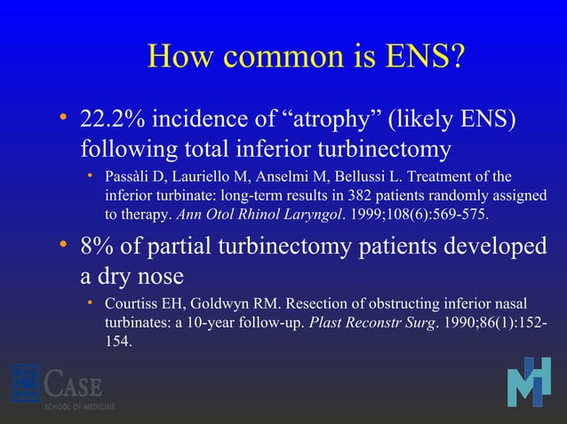 Empty nose syndrome riyadh | PPT | Ear, Nose and Throat Conditions ...