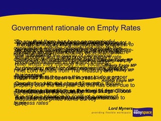 Empty Rates Update May09 | PPT