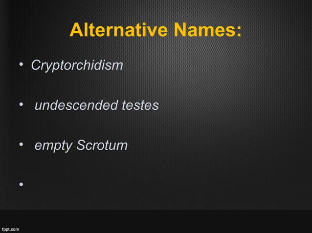 Empty scrotum | PPS