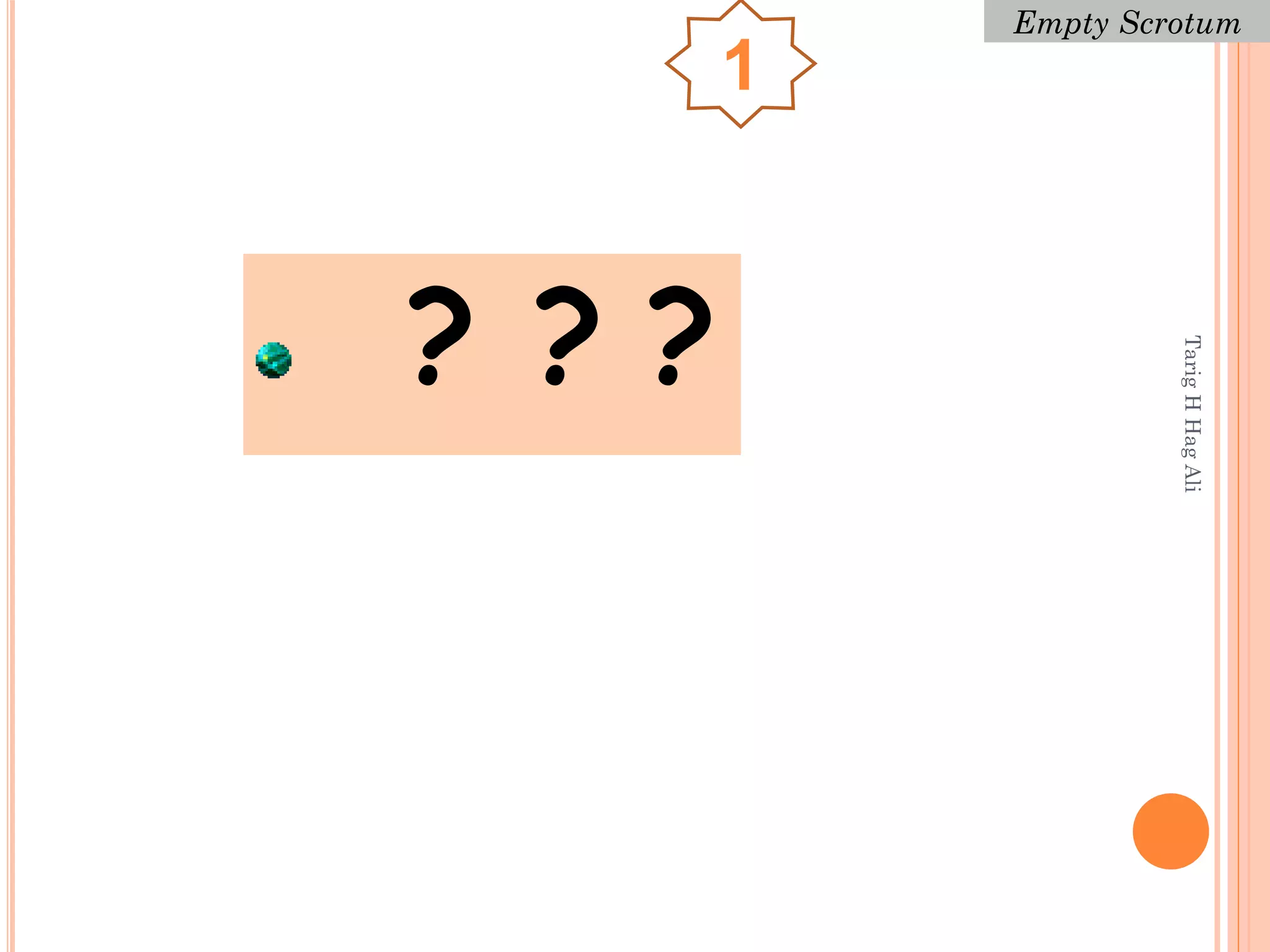 Empty scrotum tutorial | PDF