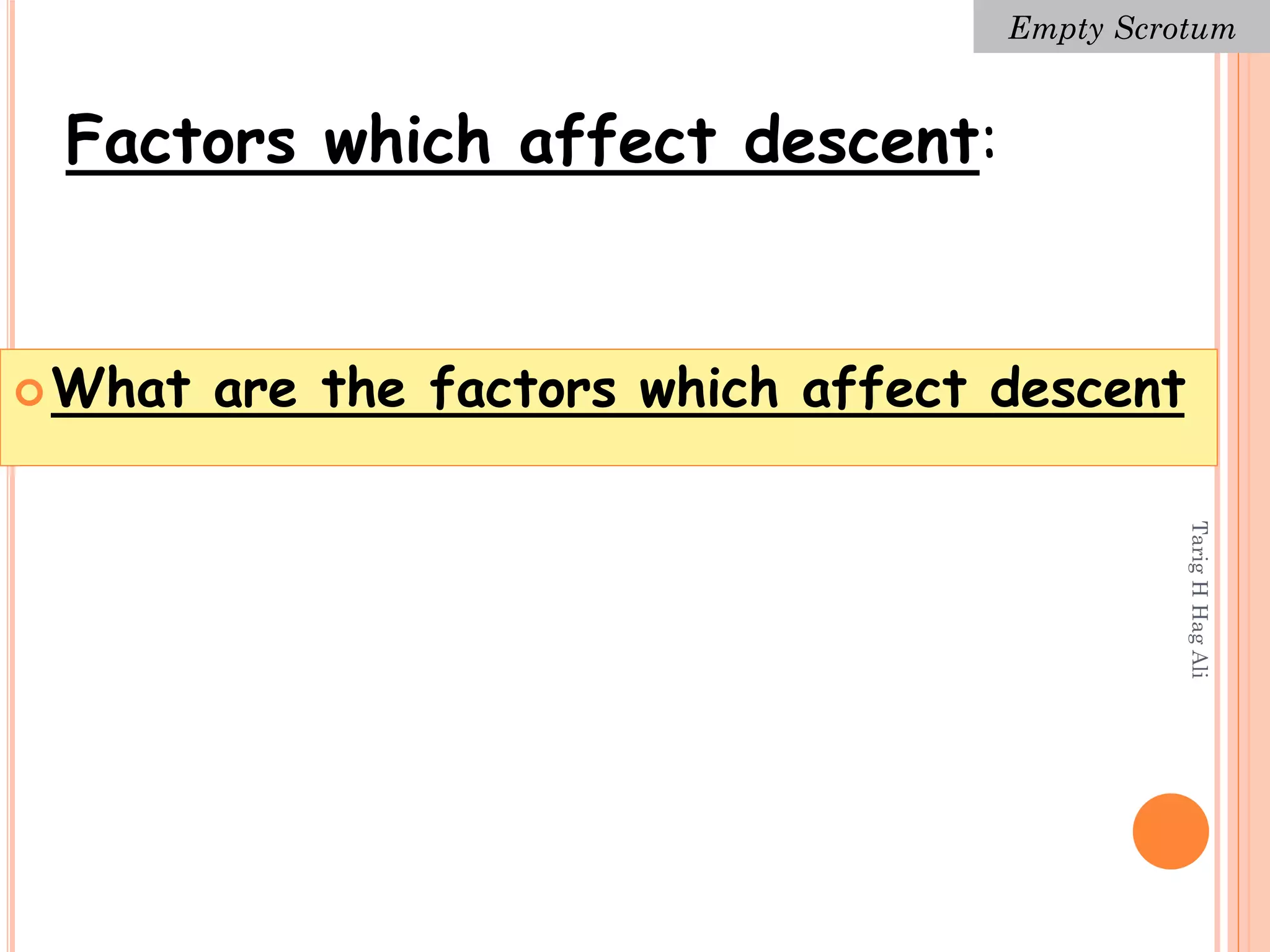 Empty scrotum tutorial | PDF