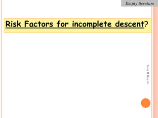 Empty scrotum tutorial | PDF