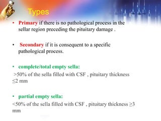 Empty sella presentation oncall duty .pptx