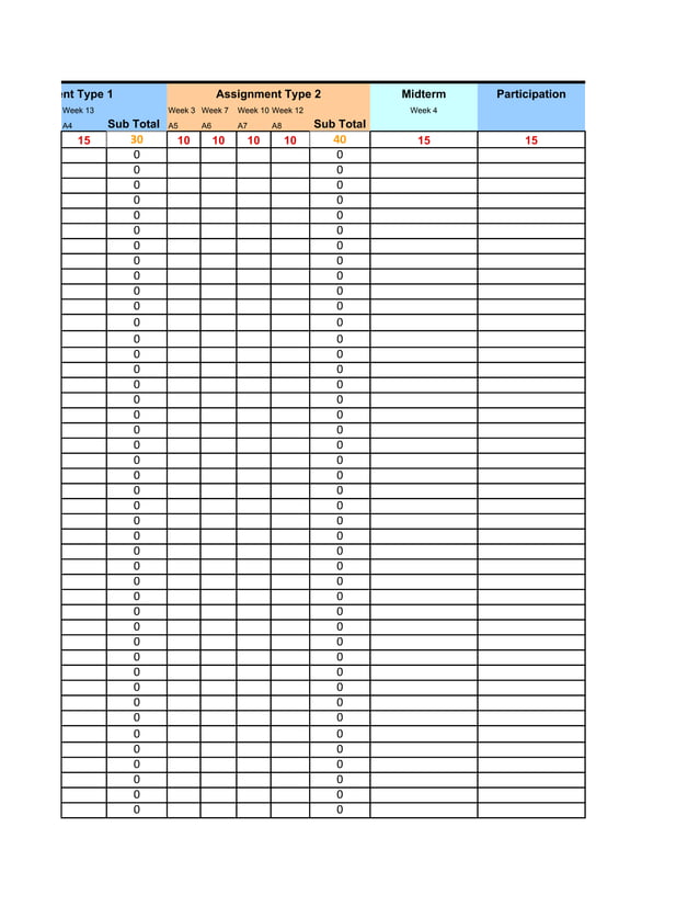 Empty template | PDF