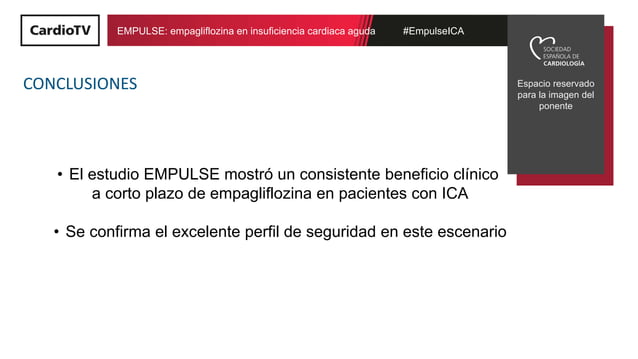 EMPULSE: empagliflozina en insuficiencia cardiaca aguda | PDF