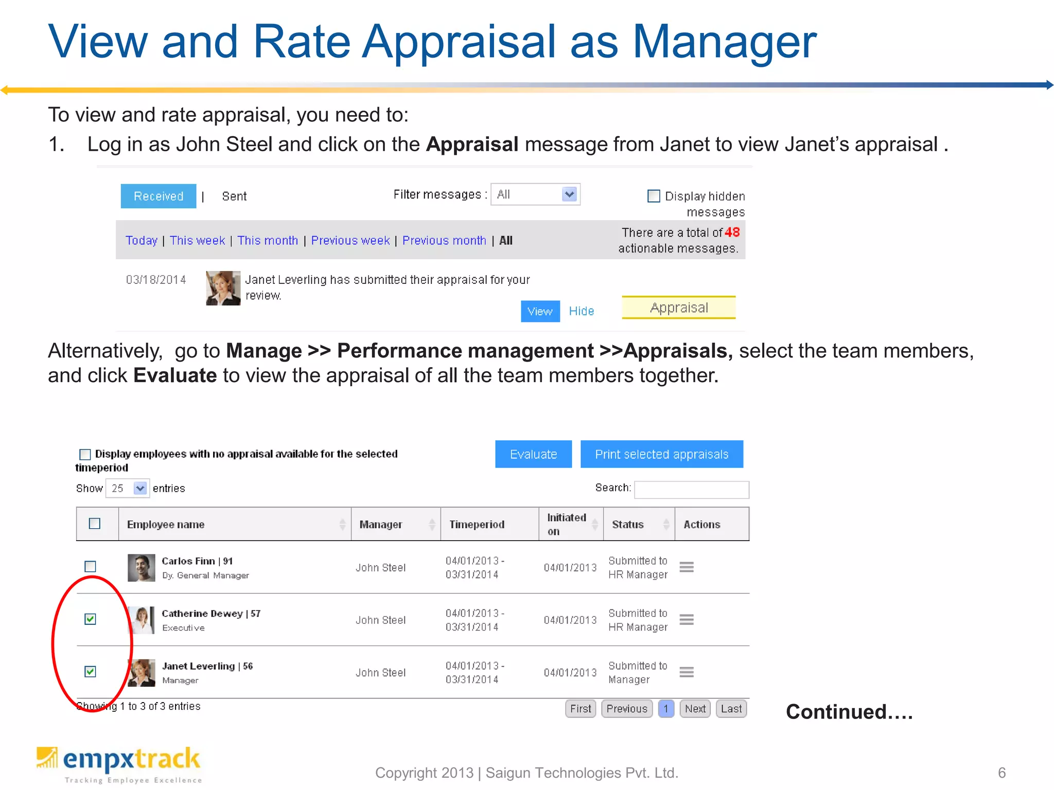 Conduct Performance Appraisal | PPT