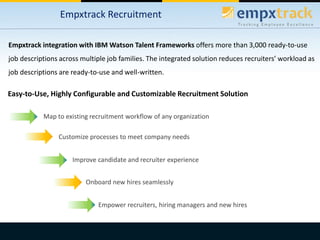 Empxtrack Recruitment Software | PPT